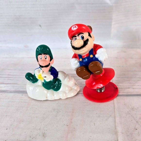 Toys | Nintendo Mario And Luigi Spring Action Figures Toys Collectible ...